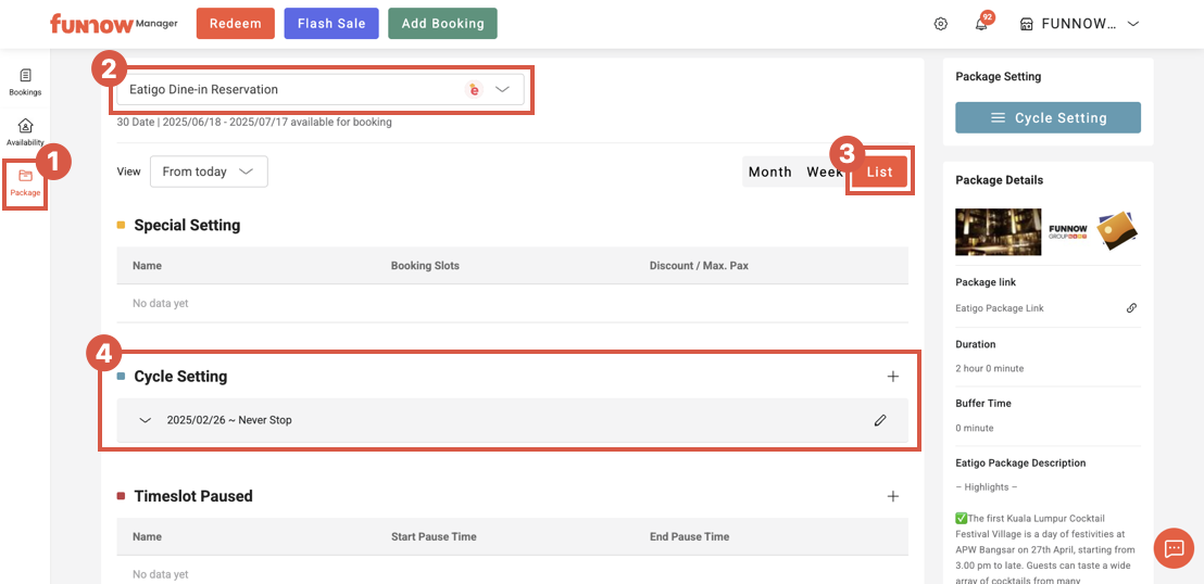 How to Update Your Eatigo Yield Calendar? – FunNow Manager Help Center
